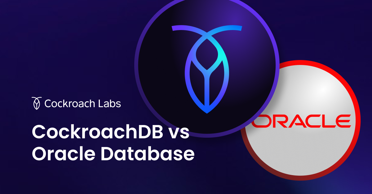 Cockroachdb Vs Oracle Database Cockroach Labs 9249