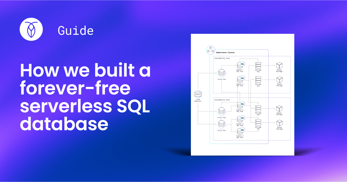 How we built a forever-free serverless SQL database