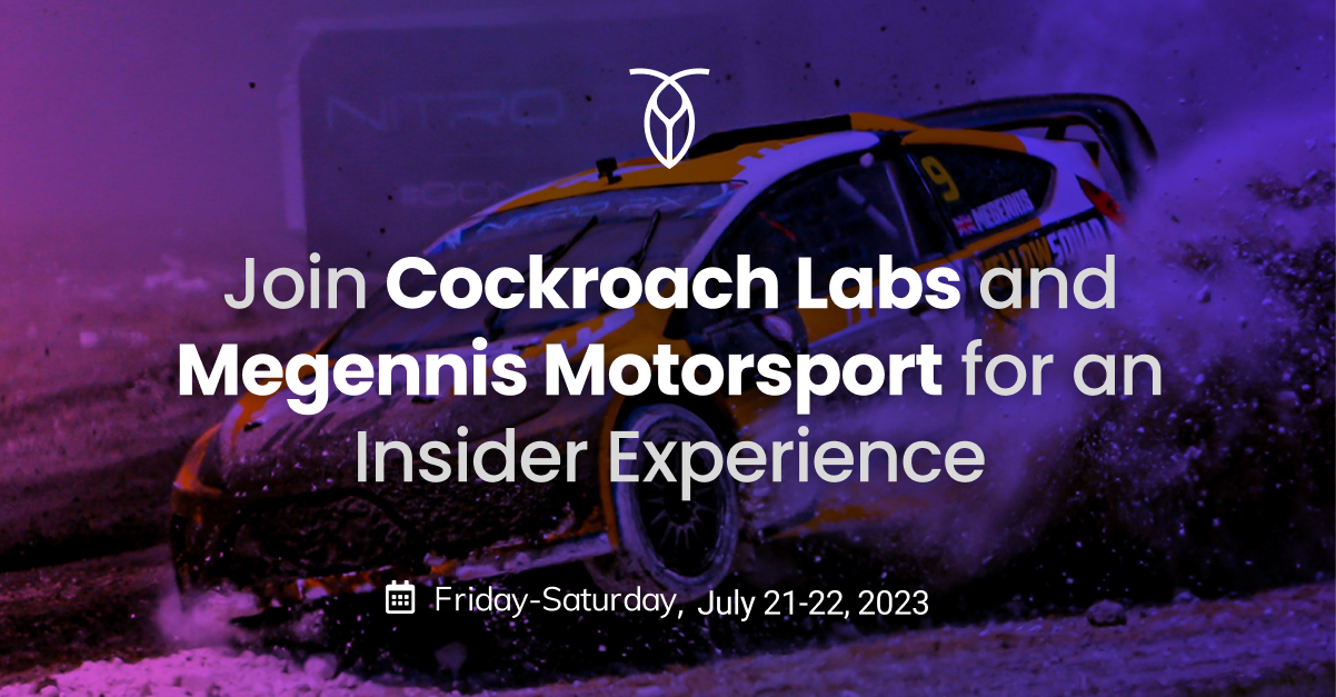 Register Now To Join Cockroach Labs On The Track