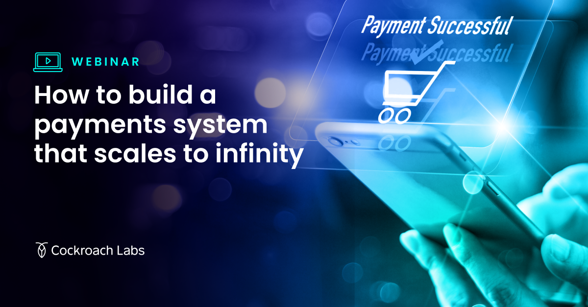 How to build a payments system that scales to infinity